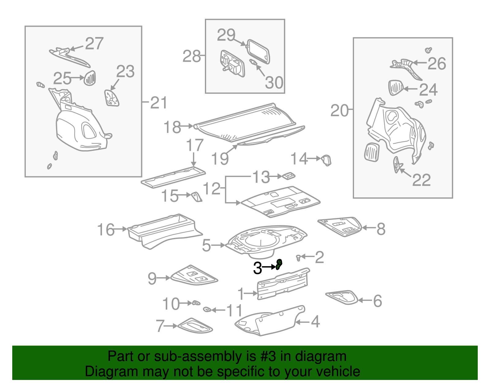66310-31010-C0 - Tie Down Hook - 2002-2005 Lexus IS300 | My L Parts