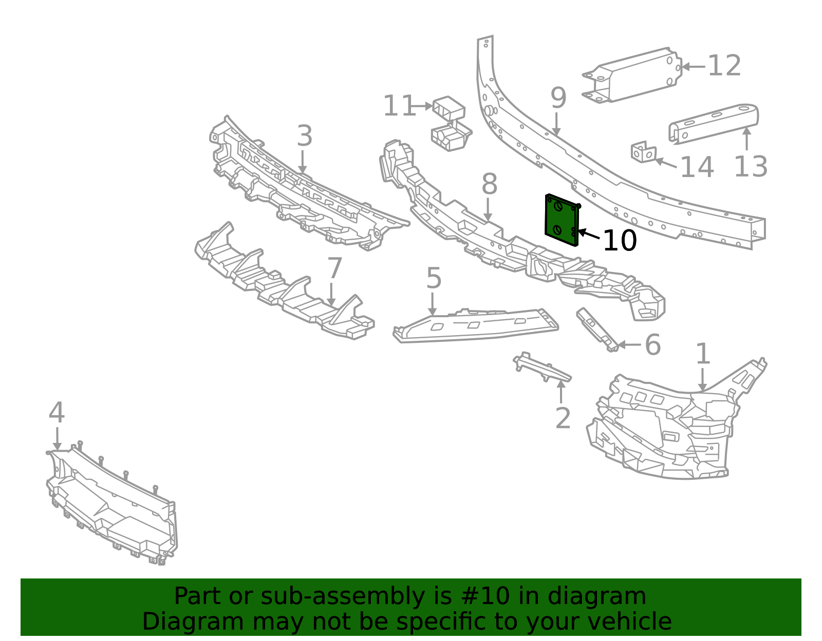 2024-2025 Mercedes-Benz CLE 53 AMG® Front Bracket 206-620-09-00-64 ...