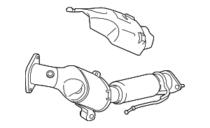 F2GZ-5E212-A - Catalytic Converter 2015-2016 Ford Edge | Big 3 Auto Parts