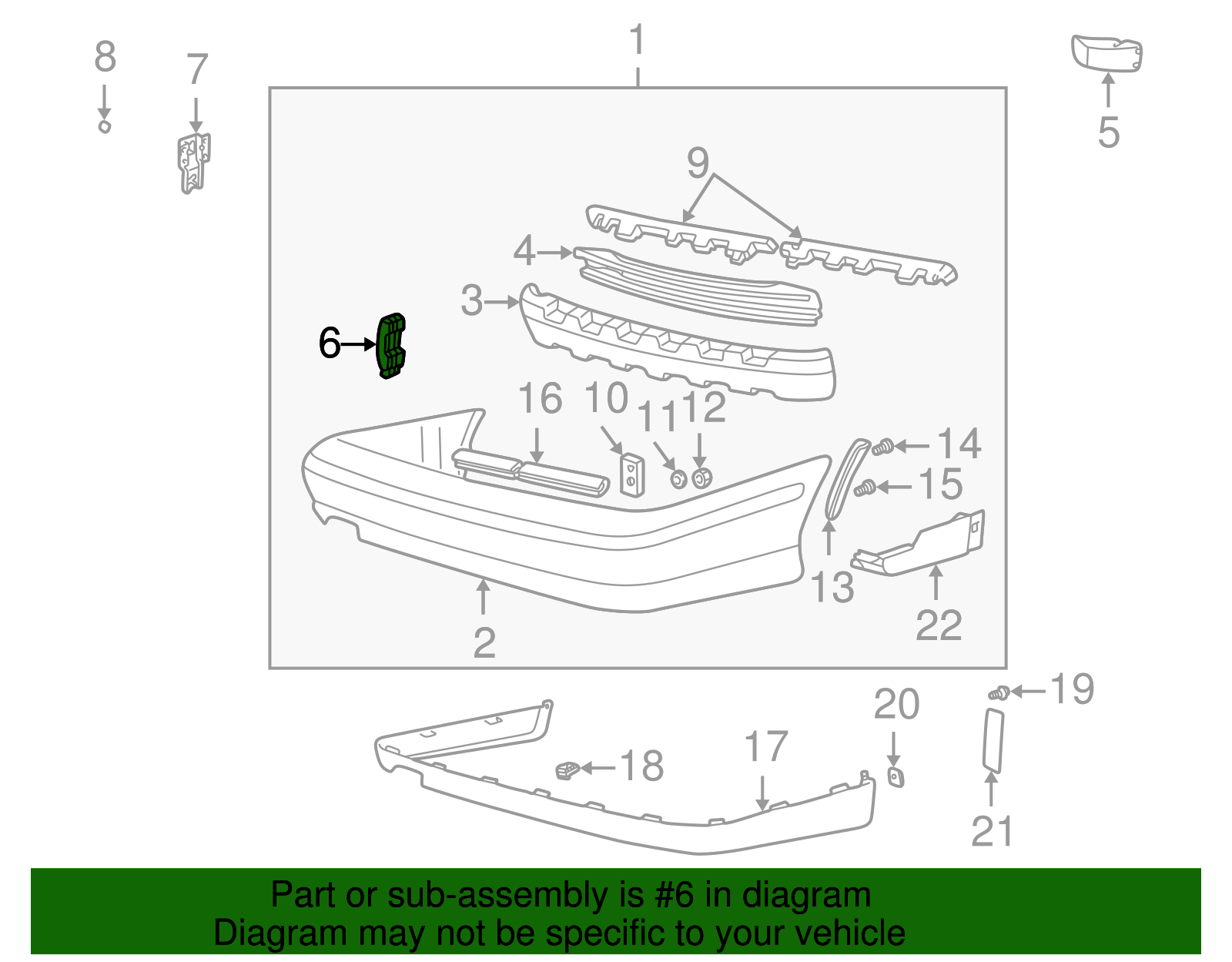 Genuine Bumper Retainer for 1999-2003 Saab 9-3 | Part# 4675278 | Over ...