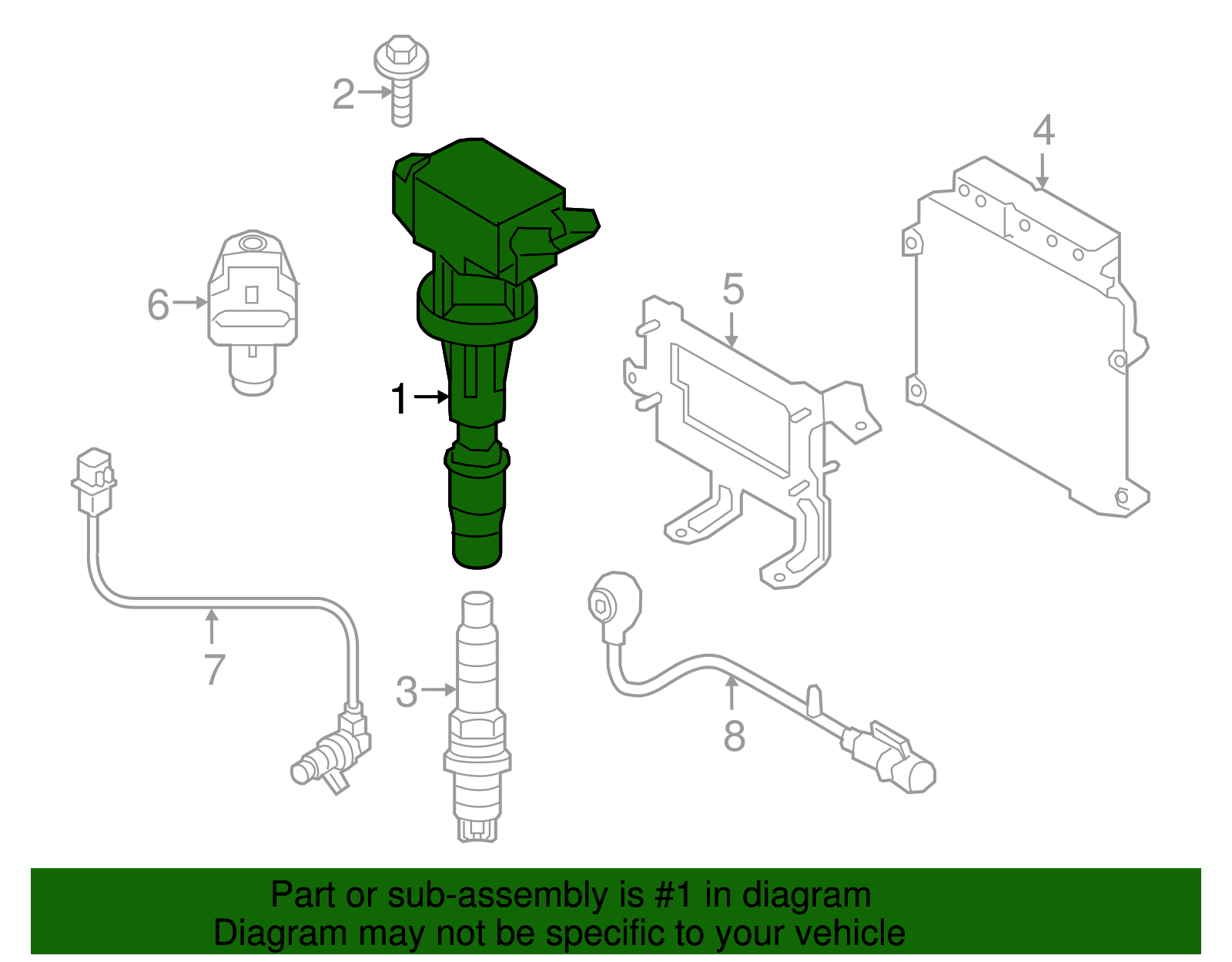 27301-03HA0 - Ignition Coil 2017-2023 Kia | Kia.Parts Store