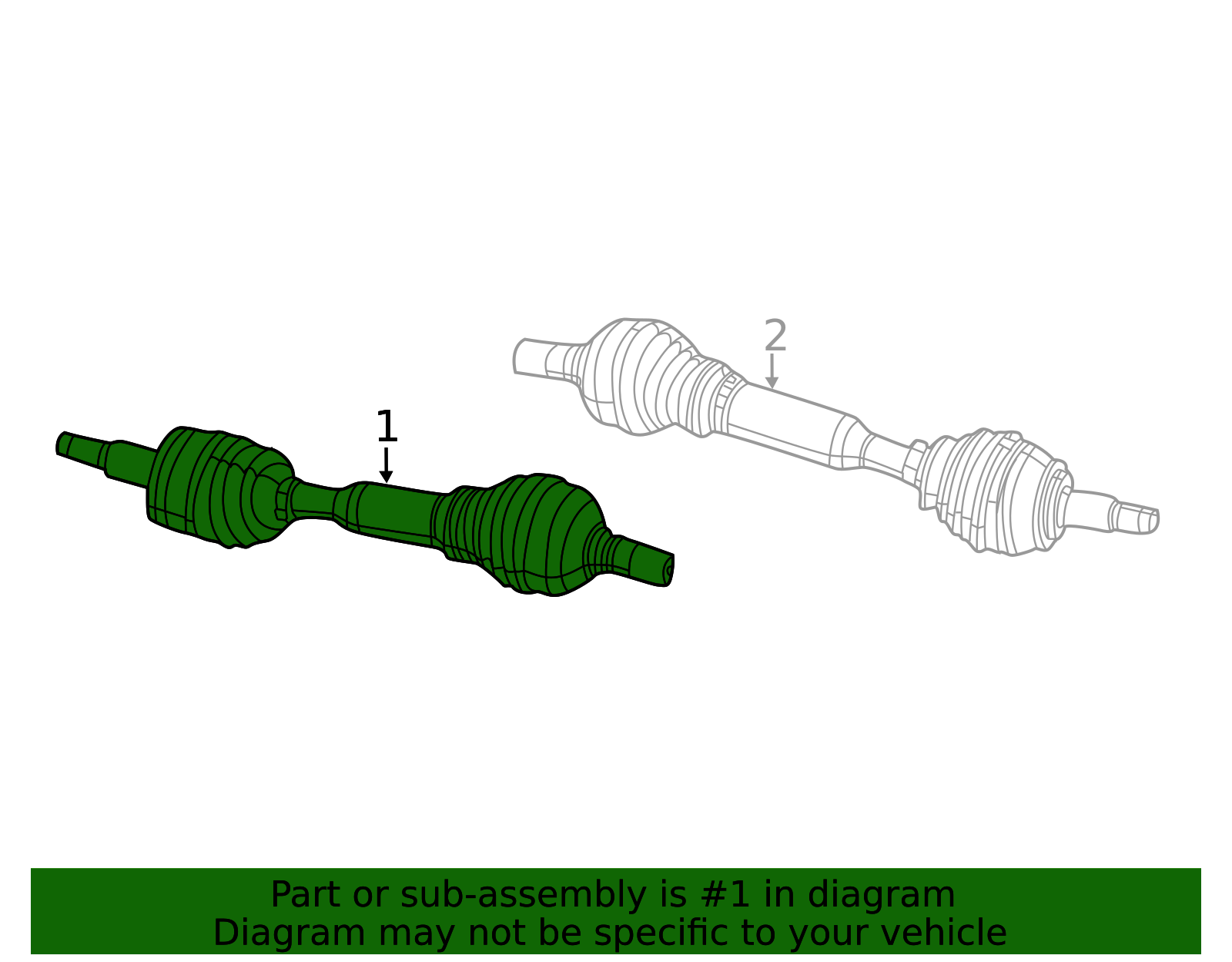 2019-2023 Jeep Cherokee Axle Assembly 68289652AB | Mopar Parts Canada