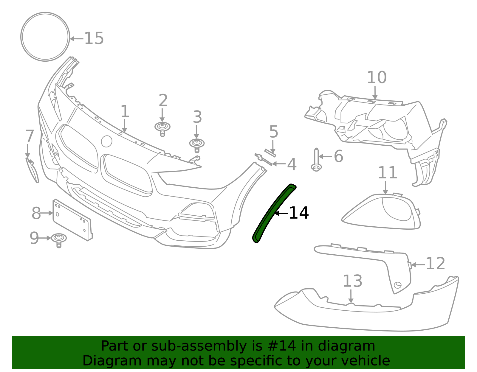 63137420742 - 2018-2023 BMW X2 Reflector (63-13-7-420-742) | BMW of ...