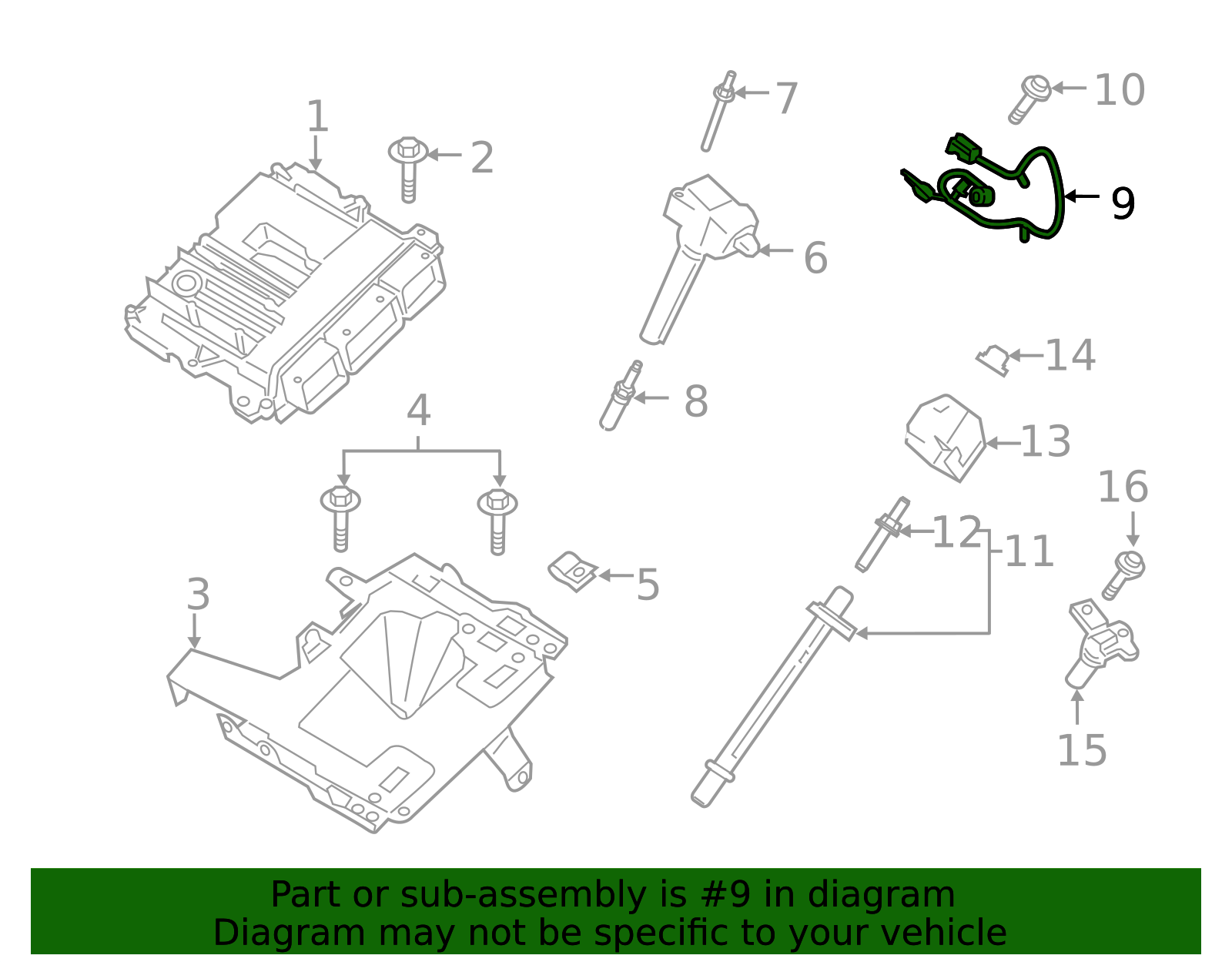 2015-2025 Ford Ignition Knock (Detonation) Sensor FT4Z-12A699-F | OEM ...