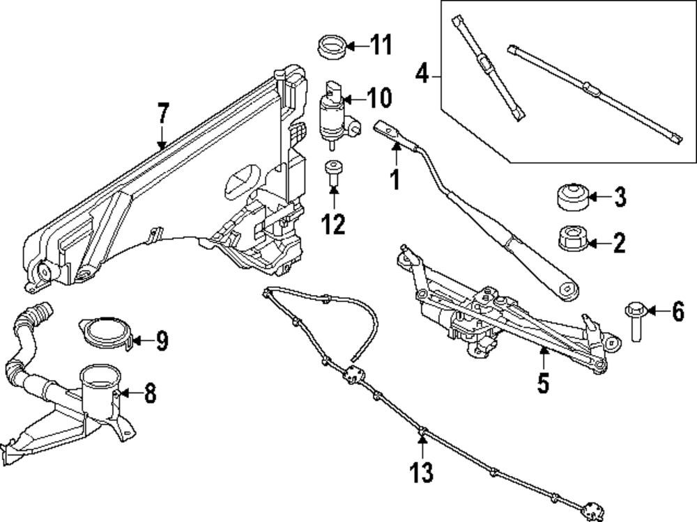 Genuine BMW 61-61-9-478-856 | Wiper Arm | FREE Shipping on Most Orders ...