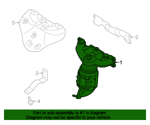 2011-2018 Hyundai Exhaust Manifold 28510-2E000 | OEM Parts Online