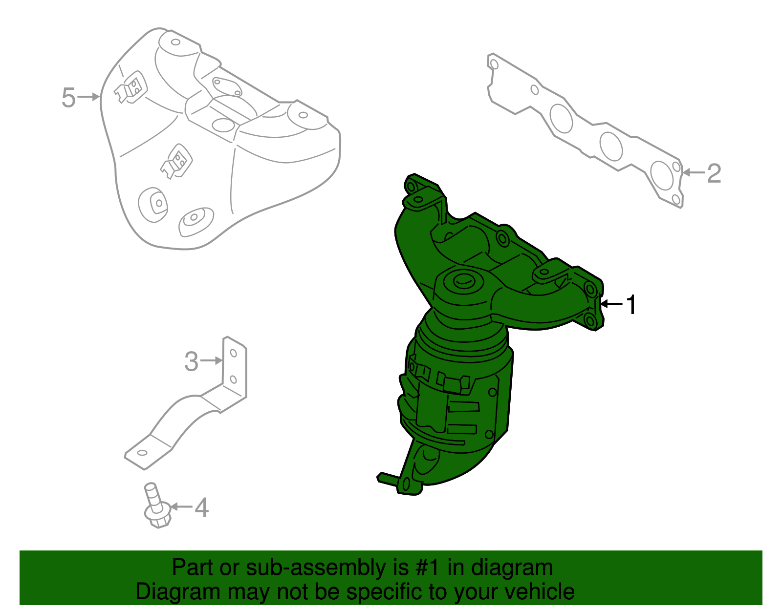 2011-2018 Hyundai Exhaust Manifold 28510-2E000 | Joseph Airport Hyundai