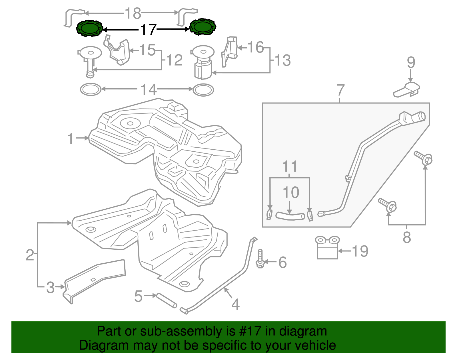 FPR-26 - Motorcraft™ Fuel Tank Lock Ring 2016-2025 Ford | Big 3 Auto Parts