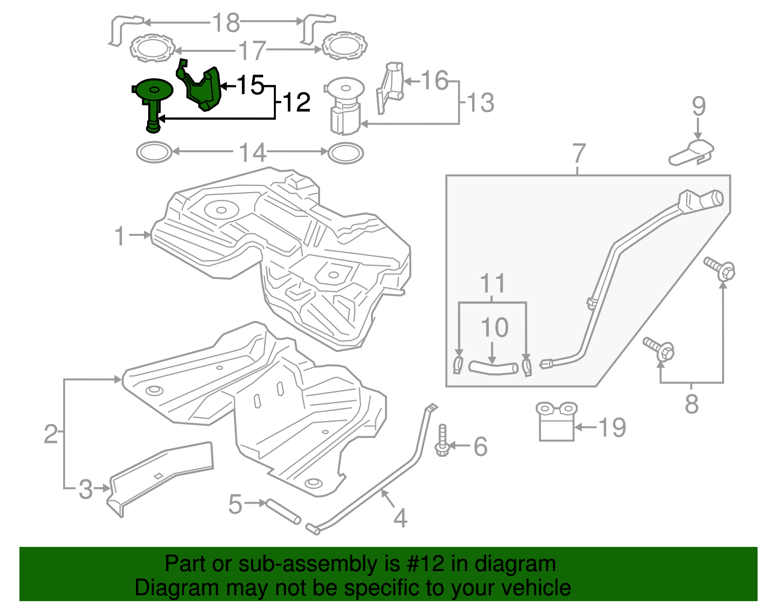 2017-2020 Lincoln Continental | Fuel Pump Assembly | GD9Z-9275-A ...