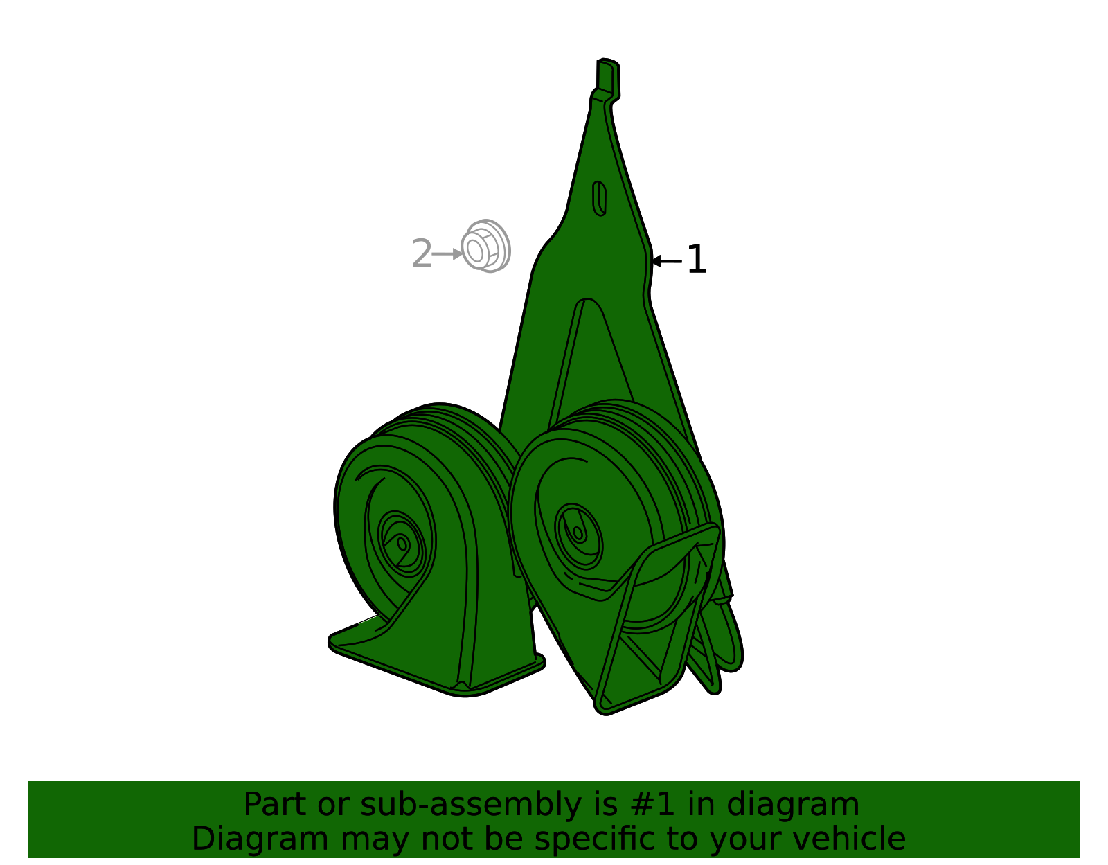 2021-2025 GM Horn 85587715 | Shop Matick Buick GMC