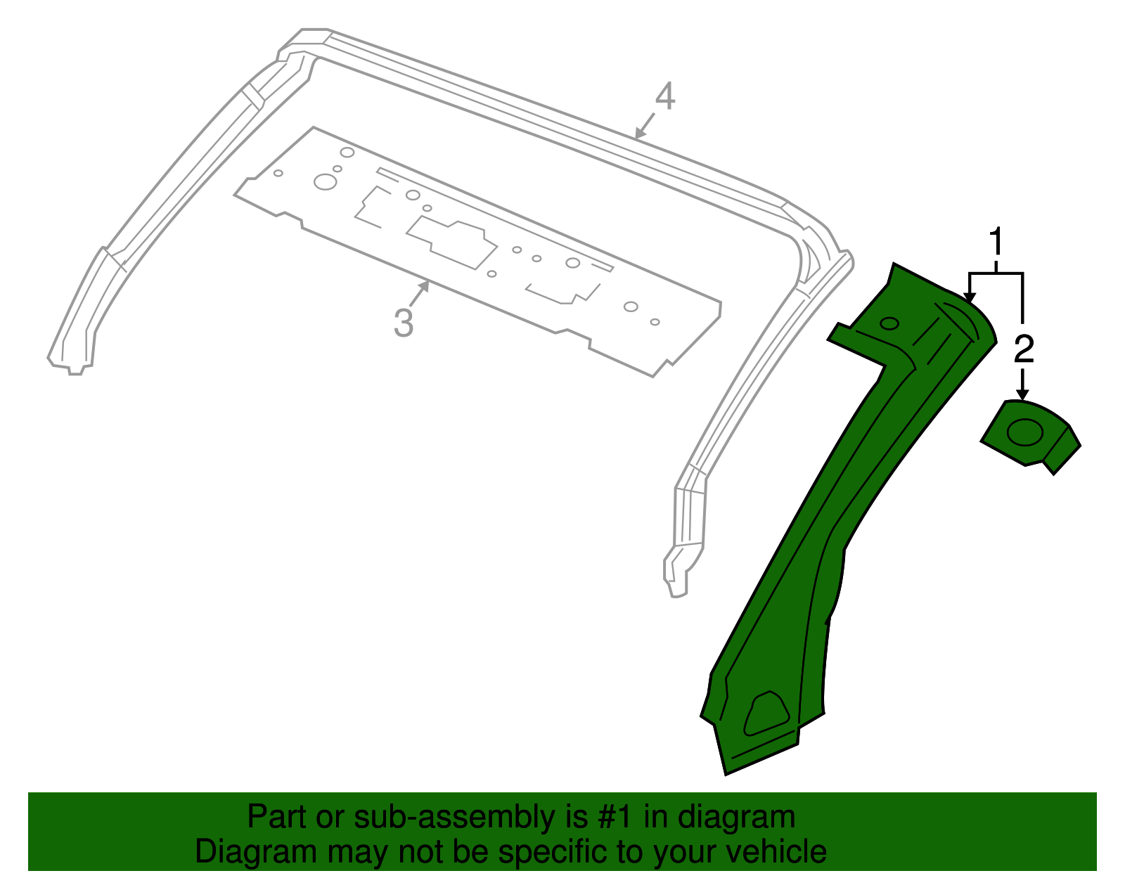 2003-2006 Chevrolet SSR Windshield Frame 21999259 | Capital Chevy Parts