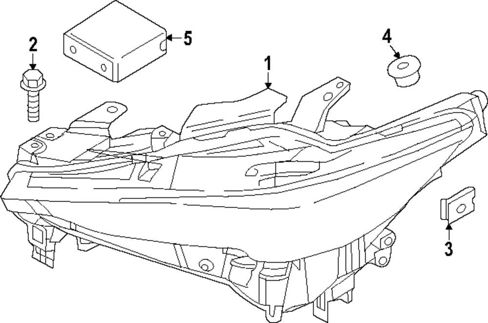 KPF1-51-031D - Headlamp Assembly 2022-2025 Mazda CX-5 | Mazda Parts Connect