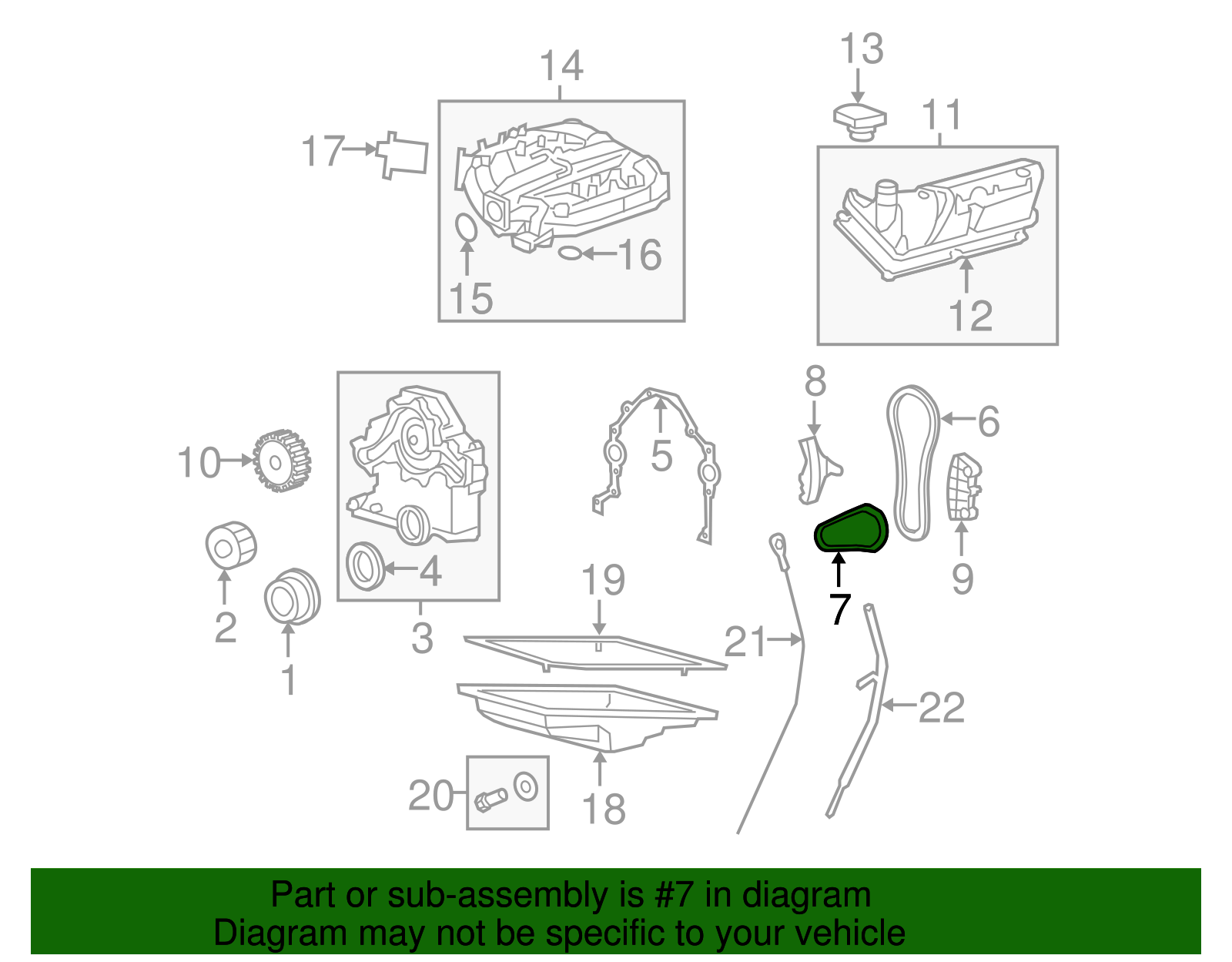 2005-2007 Land Rover LR3 | Timing Chain | 4564923 | Express Land Rover ...