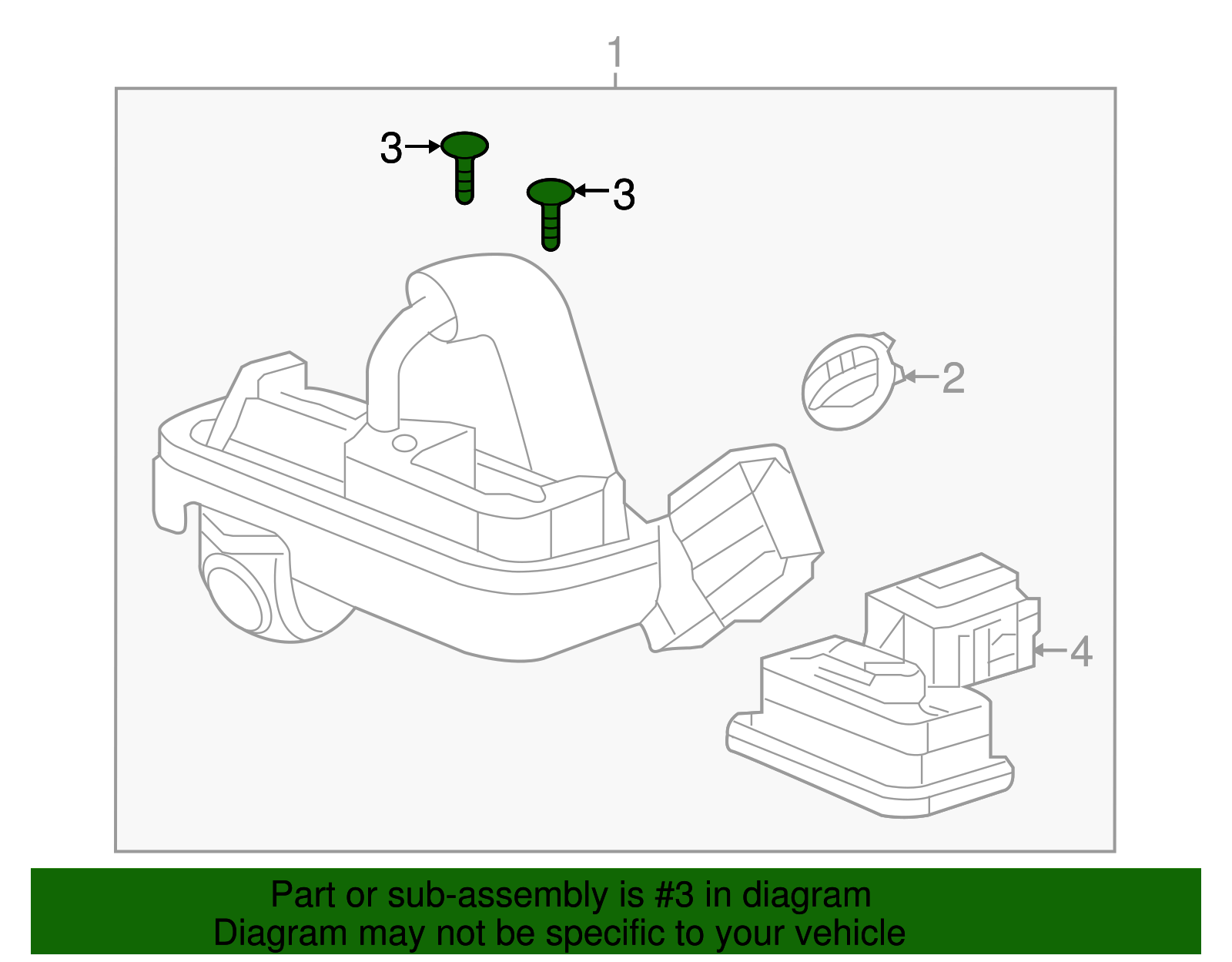 2013-2018 Acura ILX Rear Camera Screw 93903-24320 | OEM Parts Online
