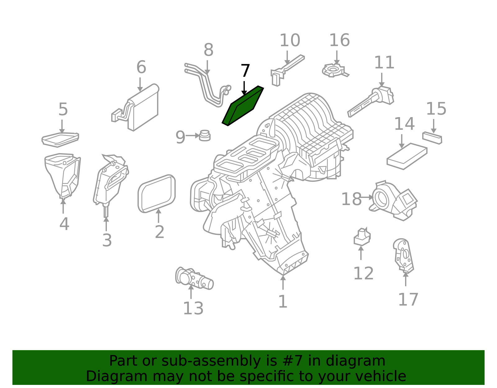 164-830-00-61 - Heater Core 2006-2012 Mercedes-Benz | Mercedes-Benz ...