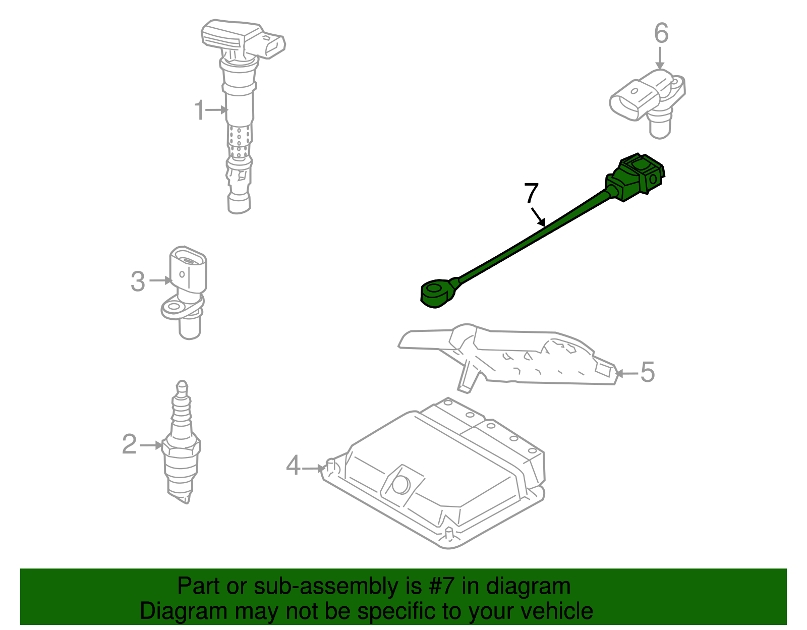 2004-2015 Audi Knock Sensor 077-905-377-G | Audi USA Parts