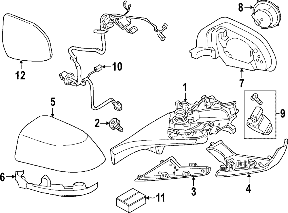 2022-2025 BMW iX Lower Housing 51-16-9-448-654 | BMW Parts Online Hub