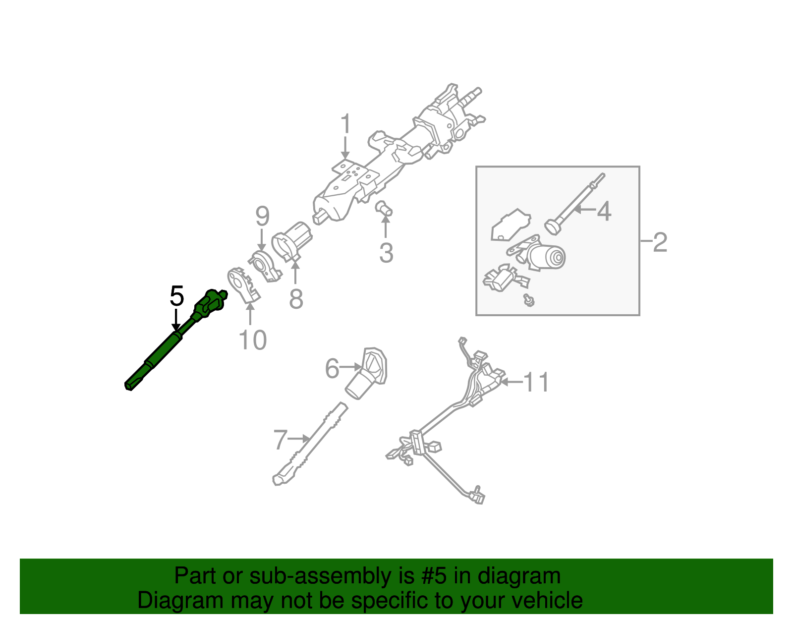 2007-2020 GM Intermediate Shaft 85104192 | Capital Chevy Parts