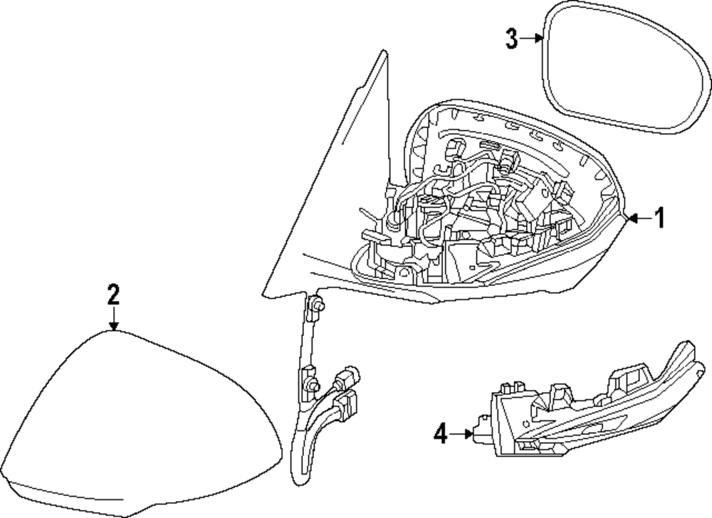 2023-2025 Dodge Hornet Mirror 7QP88LXHAA | Mopar Parts Canada