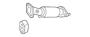 28610-H9200 - Kia Exhaust Pipe 2018-2020 Kia Rio | Performance Auto Parts