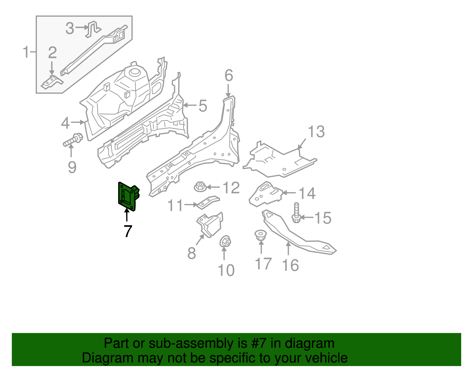G3GZ-54102A20-B - Mount Bracket - 2018-2020 Lincoln Continental | Lasco ...