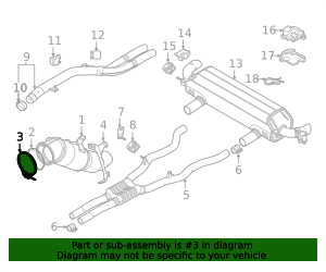 18-32-8-612-537 - Turbocharger Clamp 2016-2025 BMW | Best BMW Parts