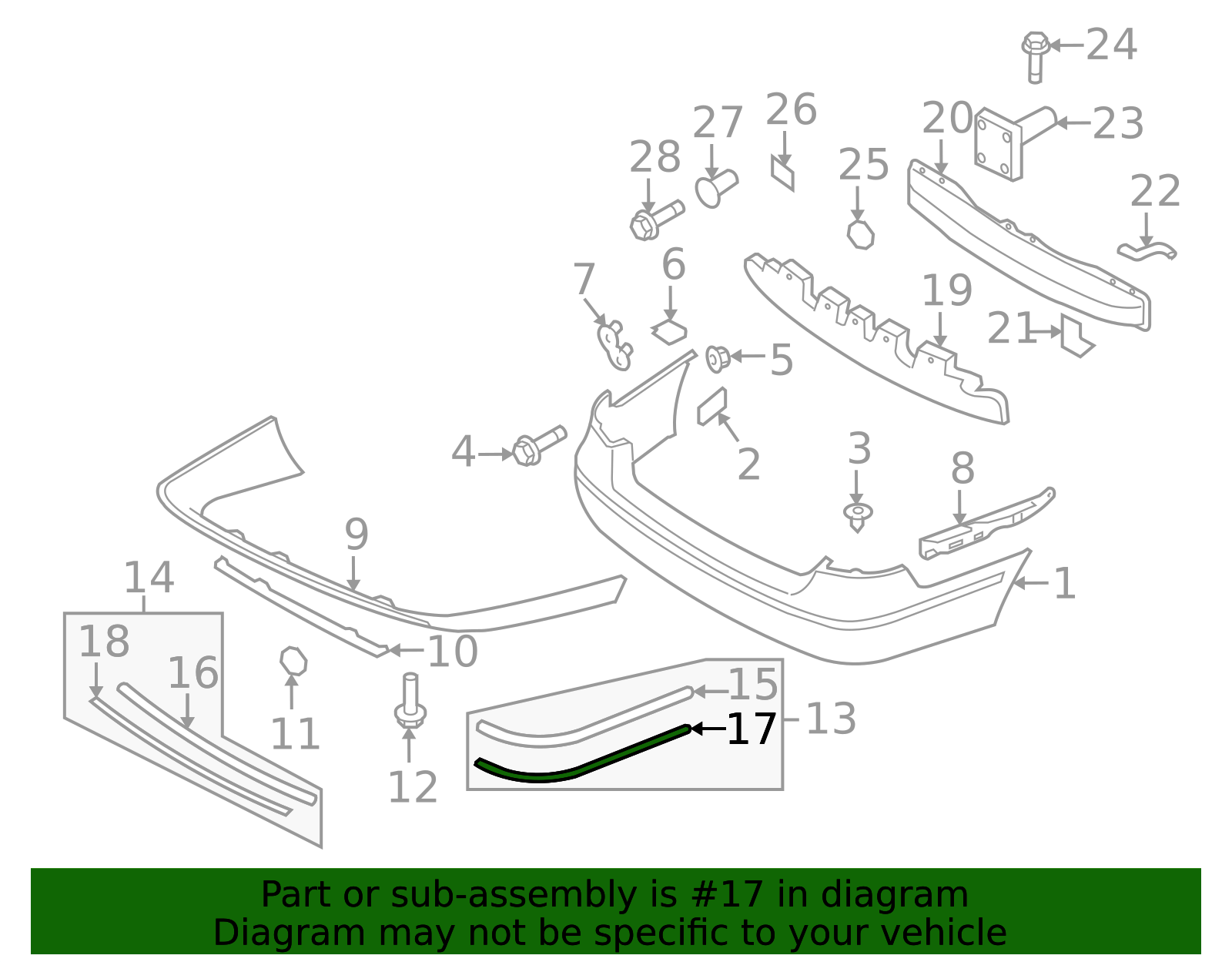 2006-2010 Hyundai Azera Chrome Strip 86683-3L200 | OEM Parts Online