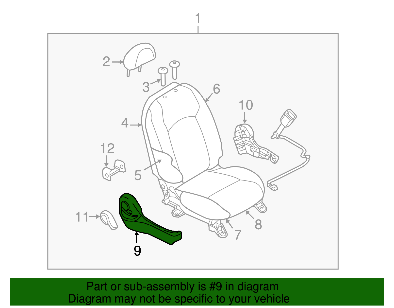 2012-2019 Nissan Outer Finish Panel 87330-3AN0A | Nissan Parts Central