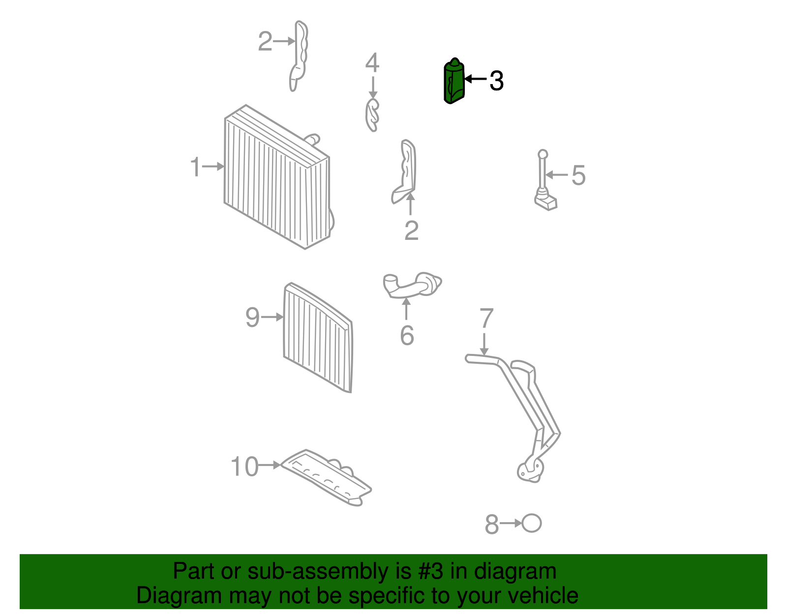 2004-2009 Volvo Expansion Valve 30780559 | TascaParts.com