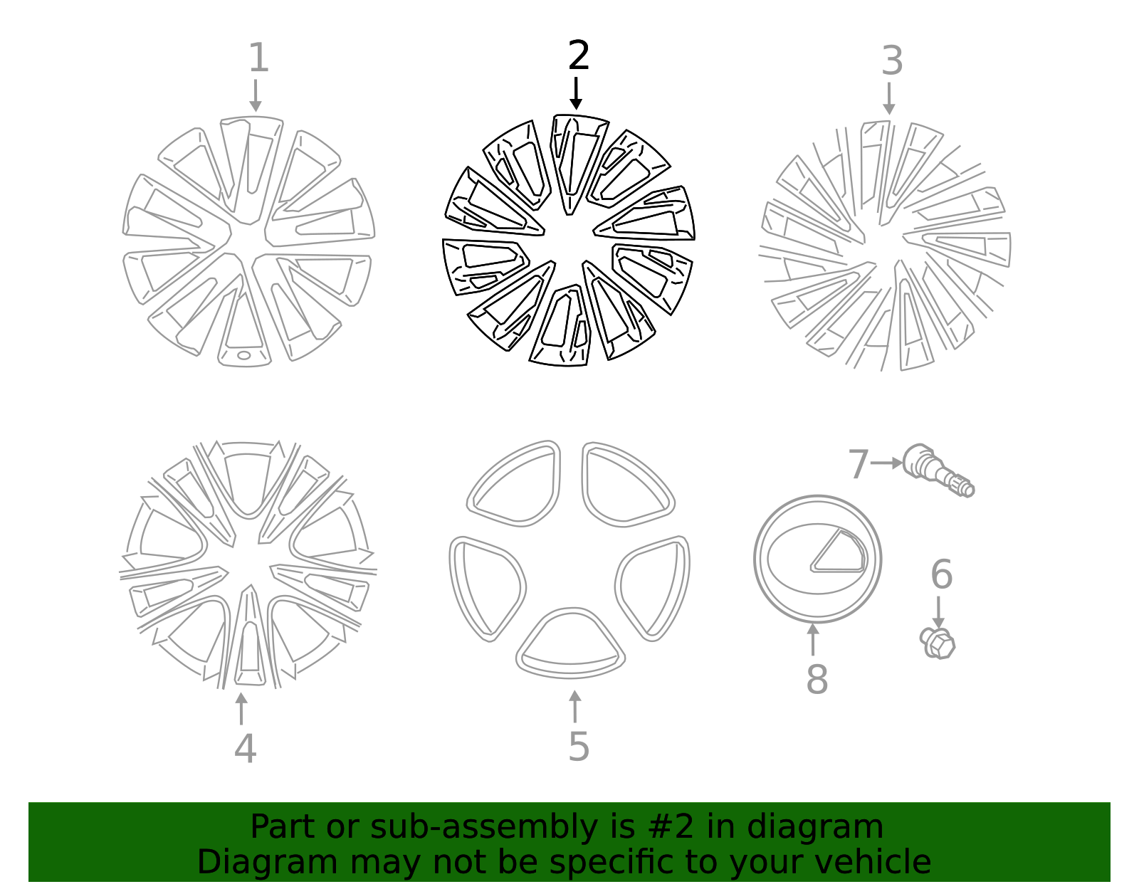 2022-2023 Lexus ES300h Wheel, Alloy 42611-06L50 | OEM Parts Online