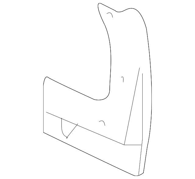 86831-D9001 - Mud Guard 2017-2022 Kia Sportage | Kia.Parts Store