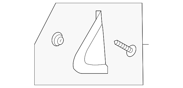 86180-D9000 - Corner Trim 2017-2022 Kia Sportage | Kia.Parts Store