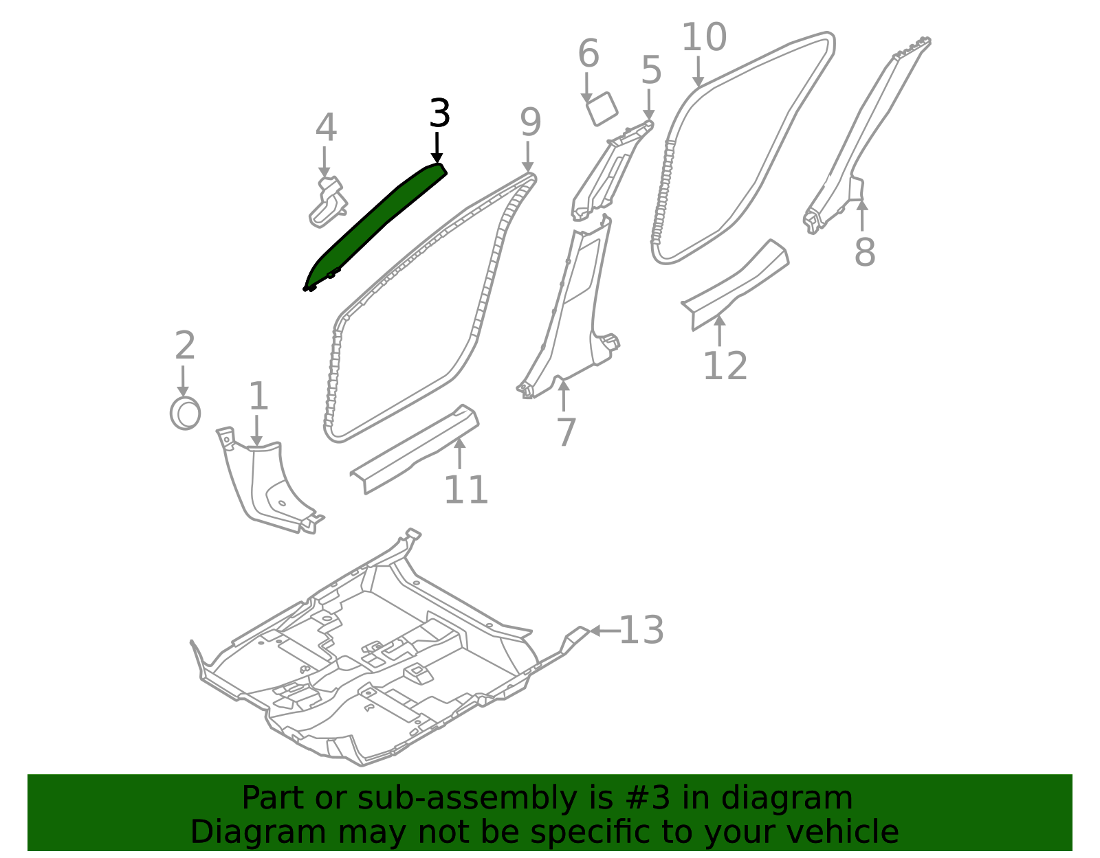 76911-6LB2A - Windshield Pillar Trim 2020-2025 Nissan Sentra | Official ...