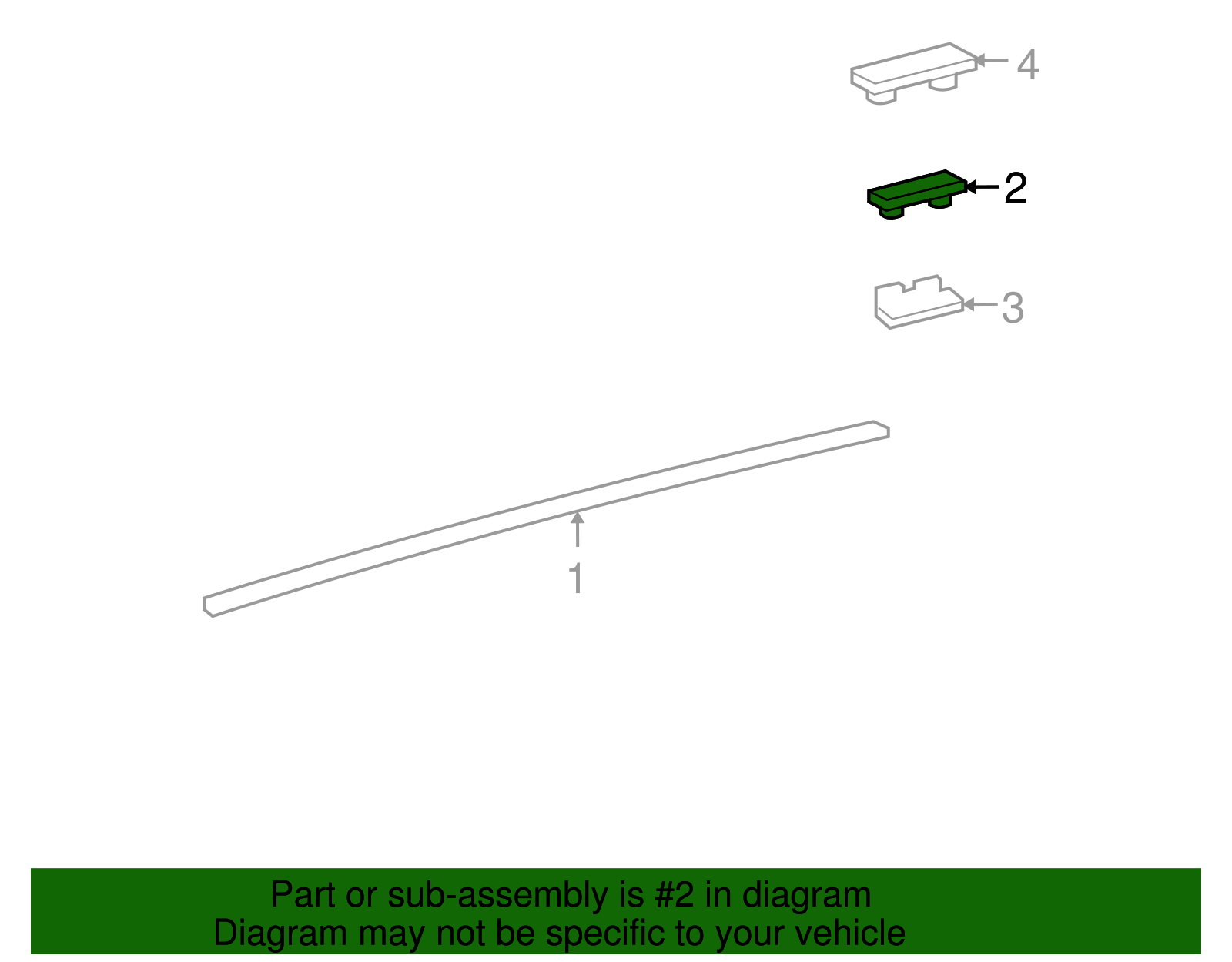 75554-0R010 - Drip Molding Extension - 2006-2012 Toyota RAV4 | Nucar ...