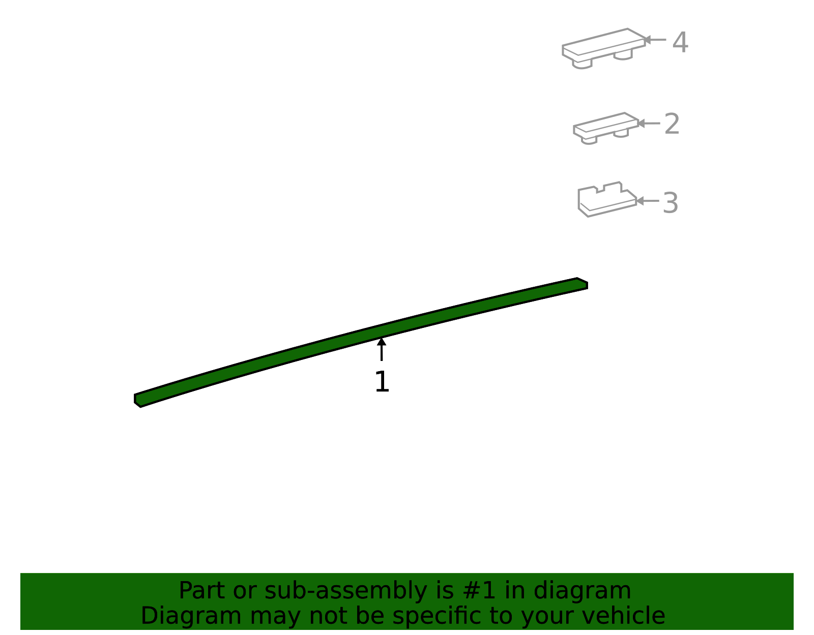 2006-2012 Toyota RAV4 2006-2012 Toyota RAV4 - Drip Molding 75557-0R010 ...