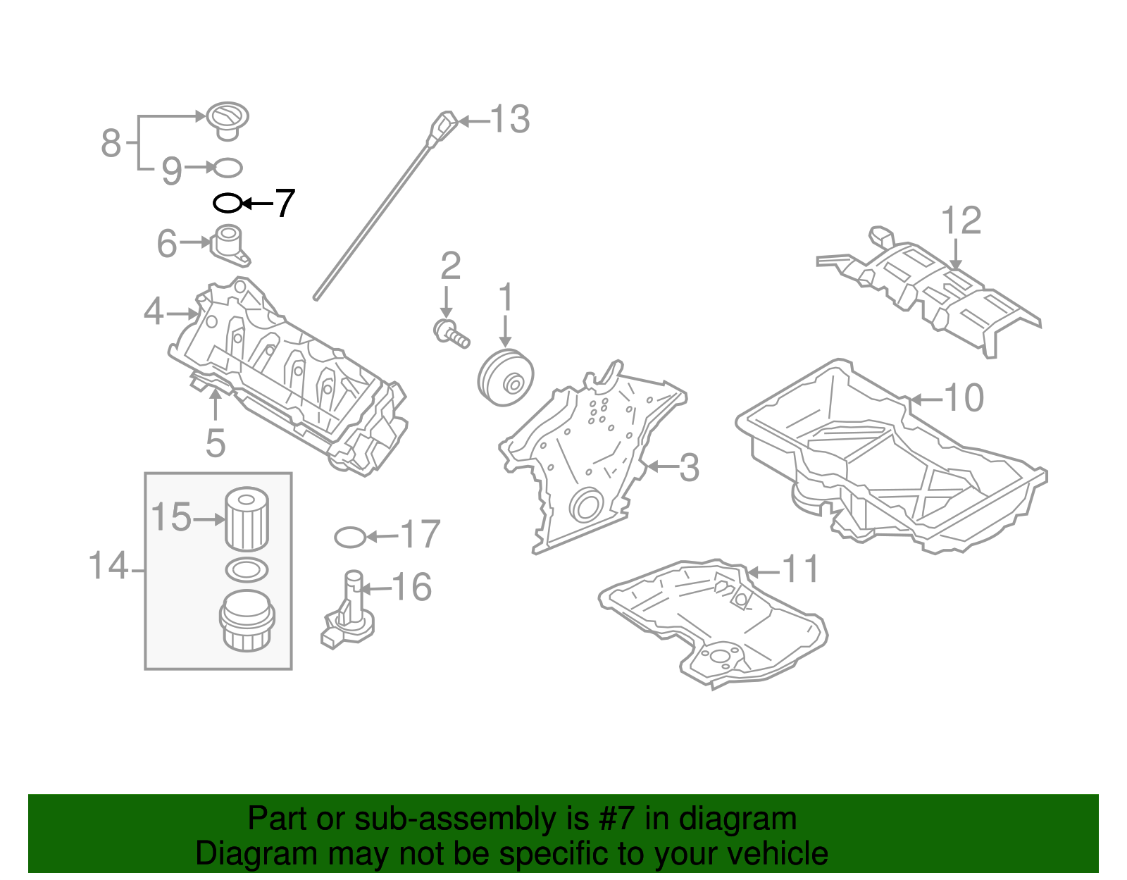 2005-2011 Volvo Filler Neck Seal 30720097 | TascaParts.com