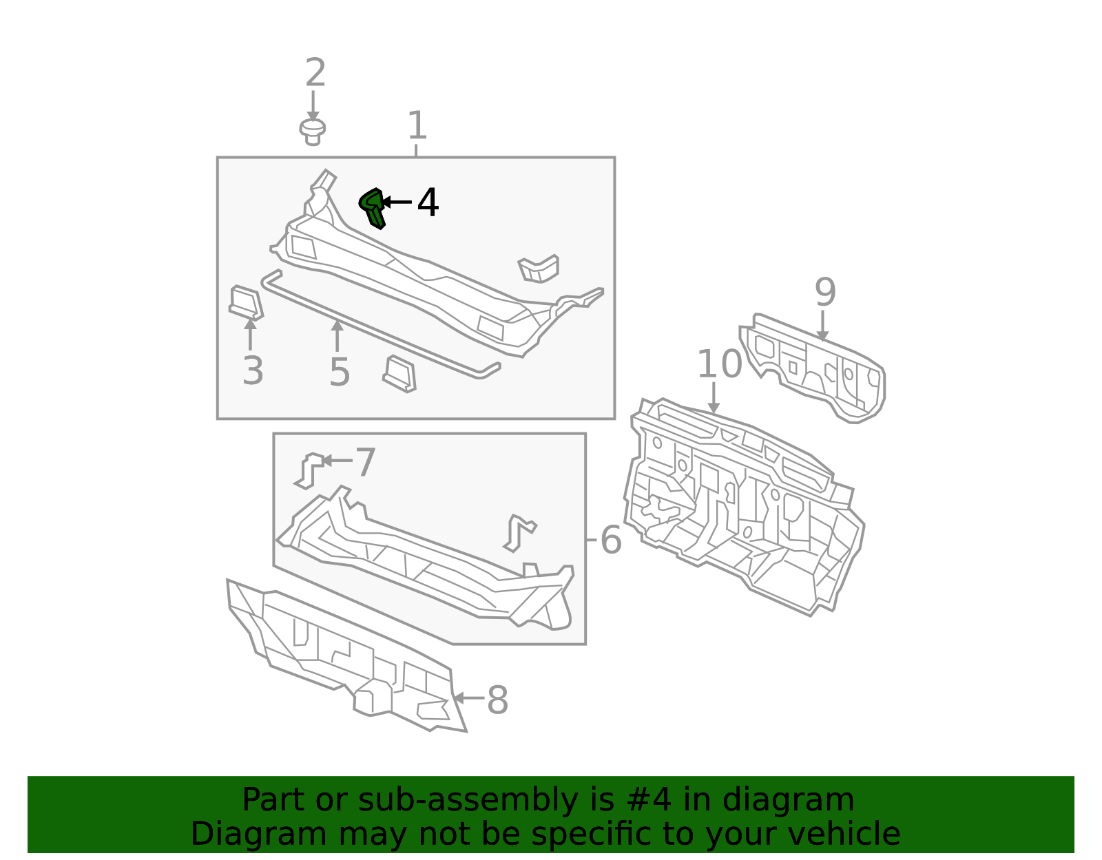 74216-SZA-A00 - High-Quality Cowl Extension for AutoNation Parts