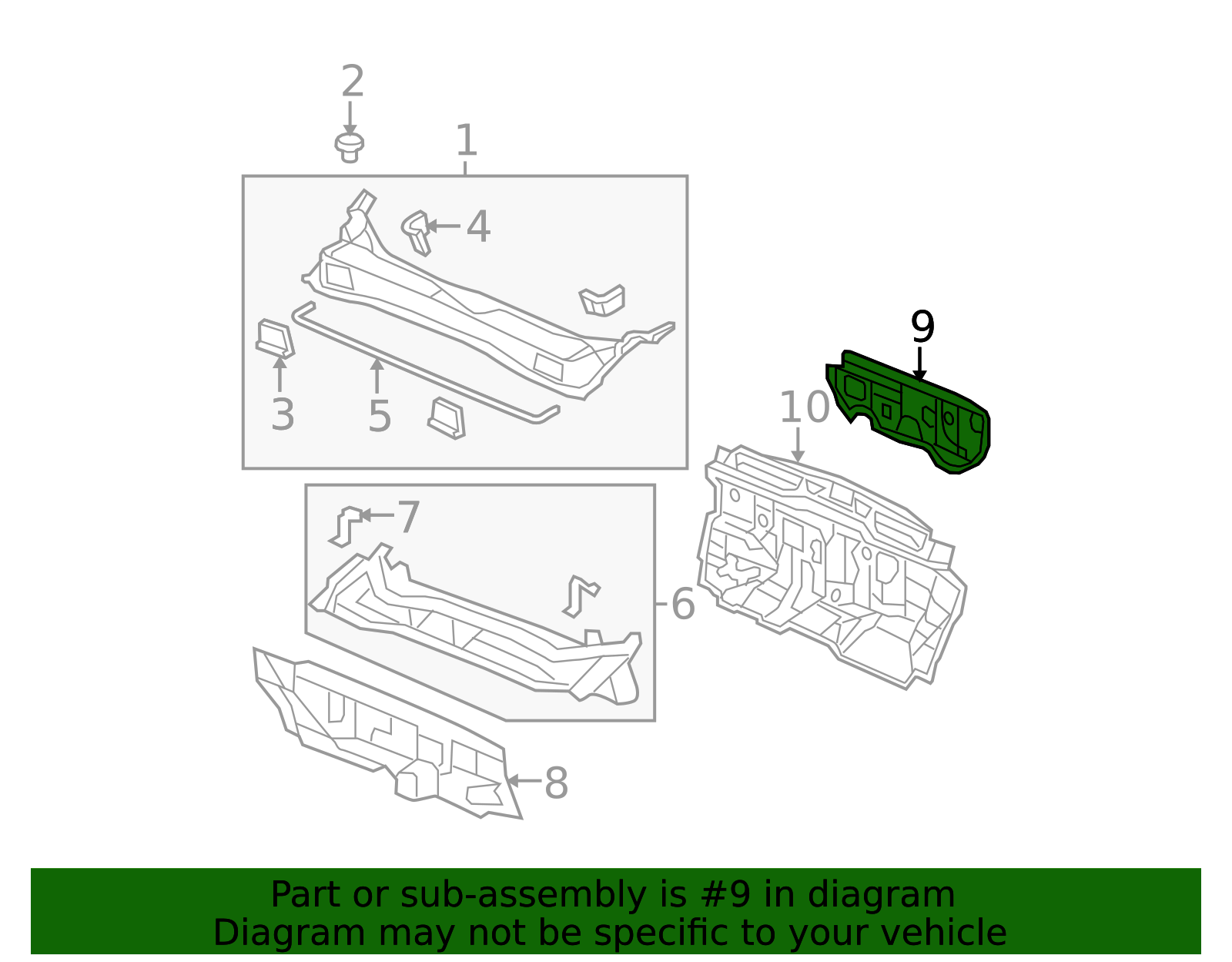 74251-SZA-A00 - Engine Compartment Insulation Honda Parts Online
