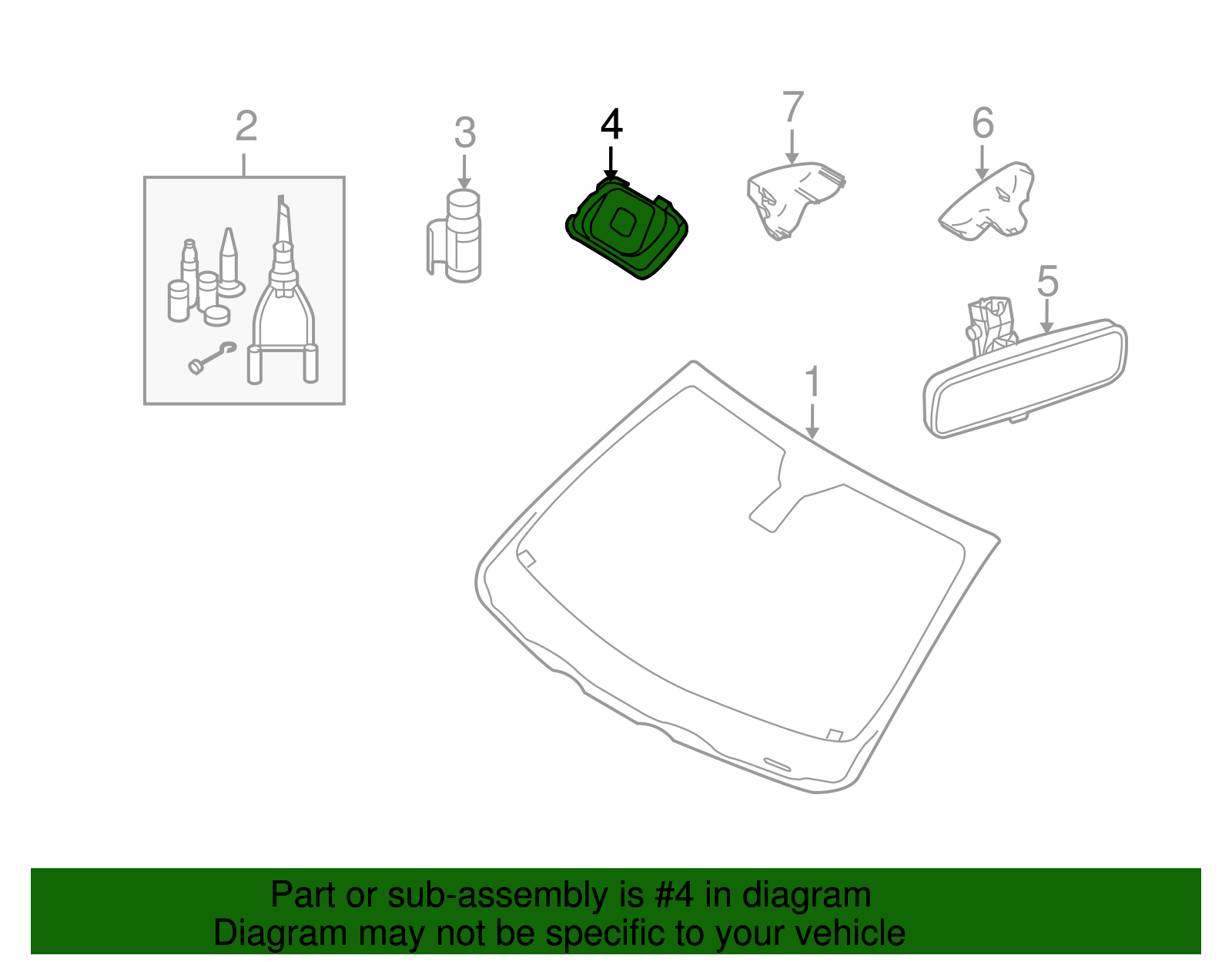 2005-2013 Volvo Rain Sensor 8648049 | OEM Parts Online