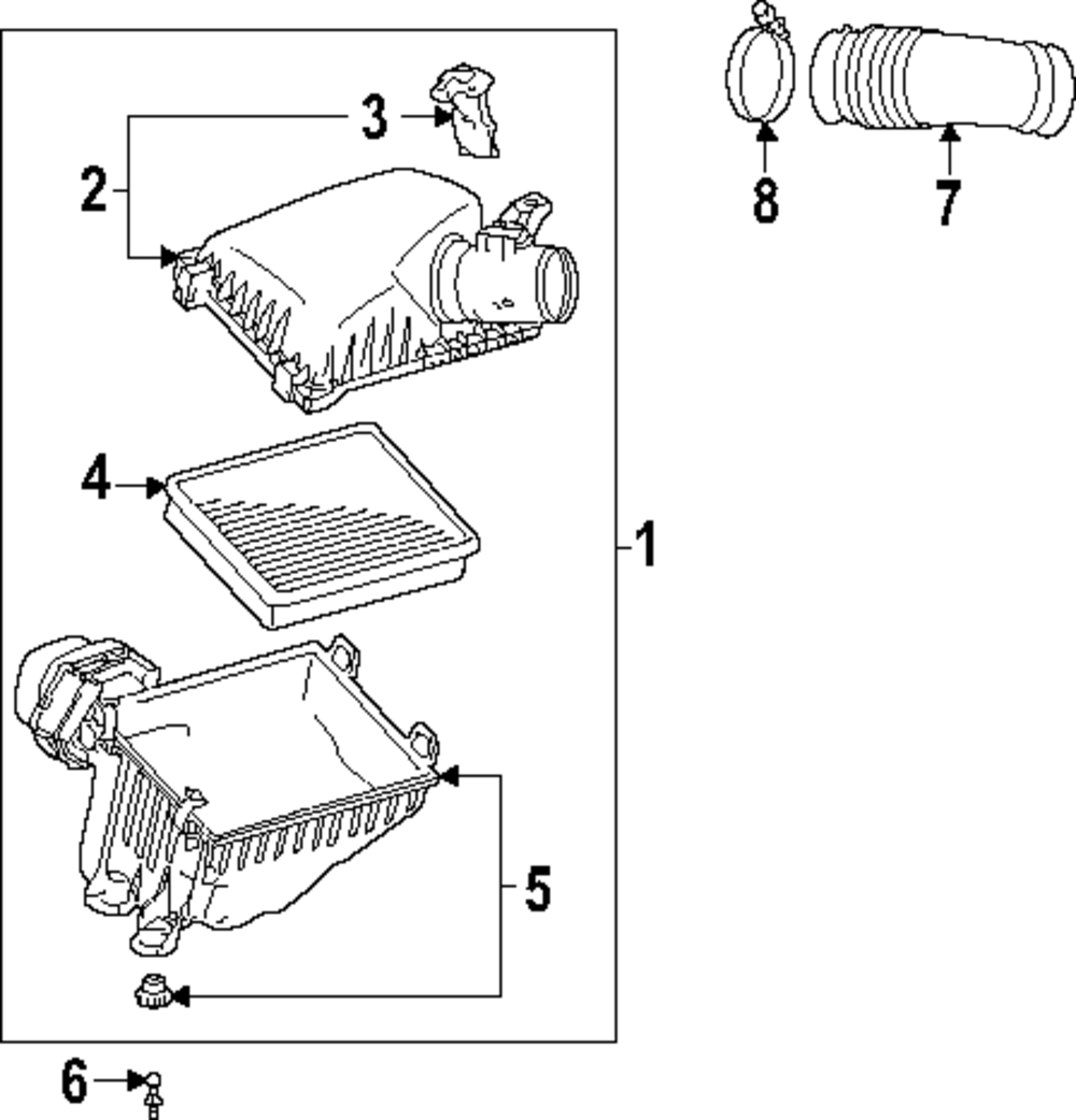 17800-F4010 - Air Cleaner Assembly - 2022-2025 Toyota | OEM Genuine ...