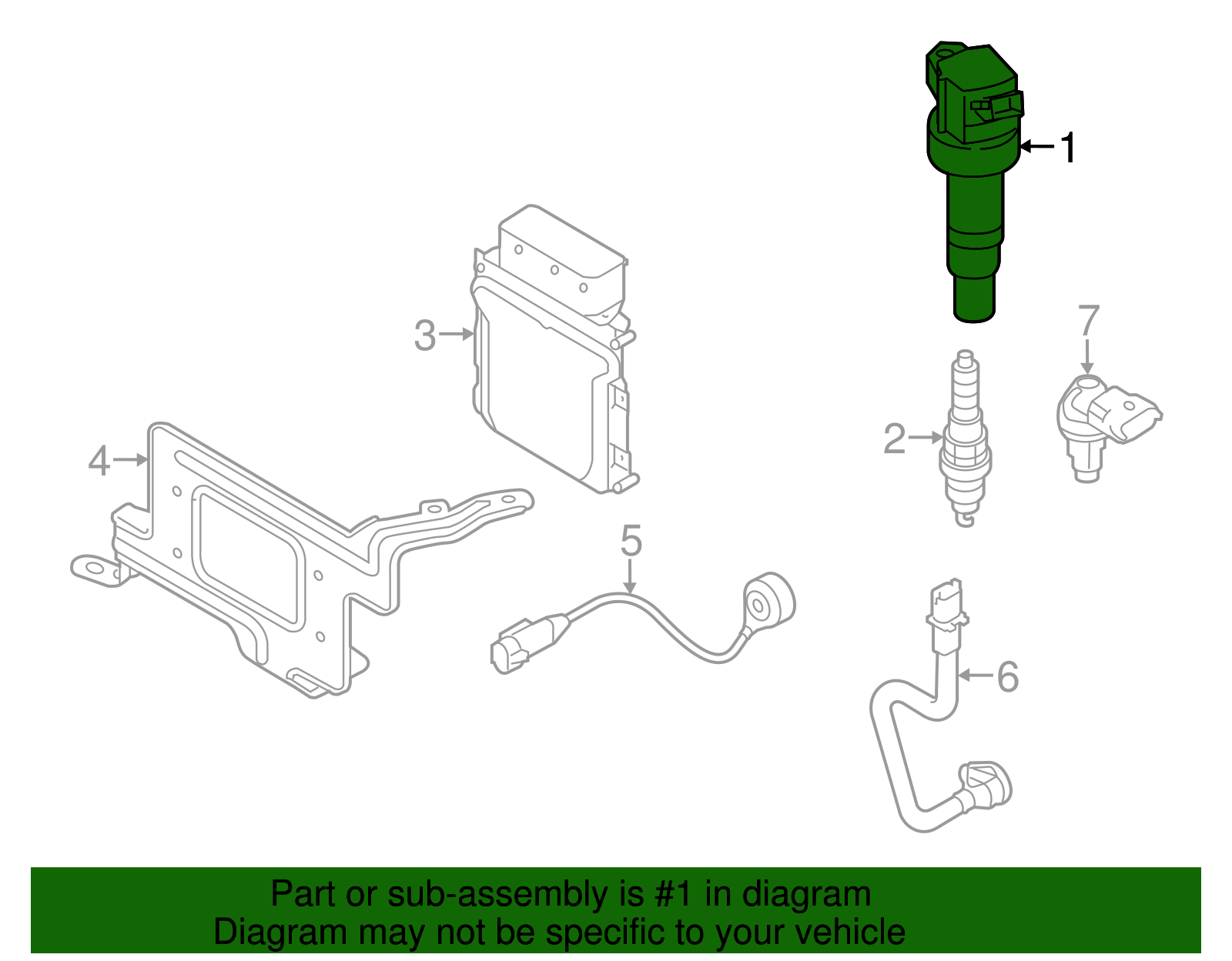 27301-2B110 - Ignition Coil 2014-2016 Kia | Kia.Parts Store