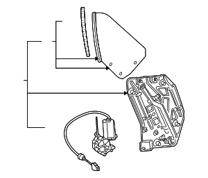 2003-2010 Volkswagen Beetle Window Regulator 1Y0-847-276-C | OEM Parts ...