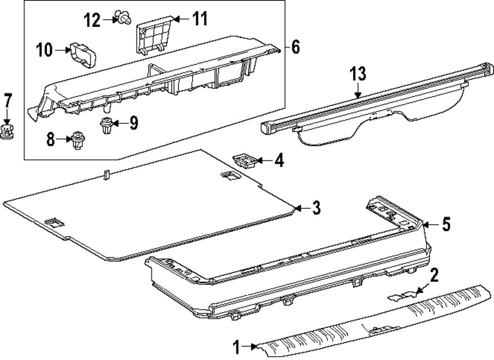 2024-2025 Toyota Land Cruiser Tonneau Cover 64910-60290 | Toyota Parts ...