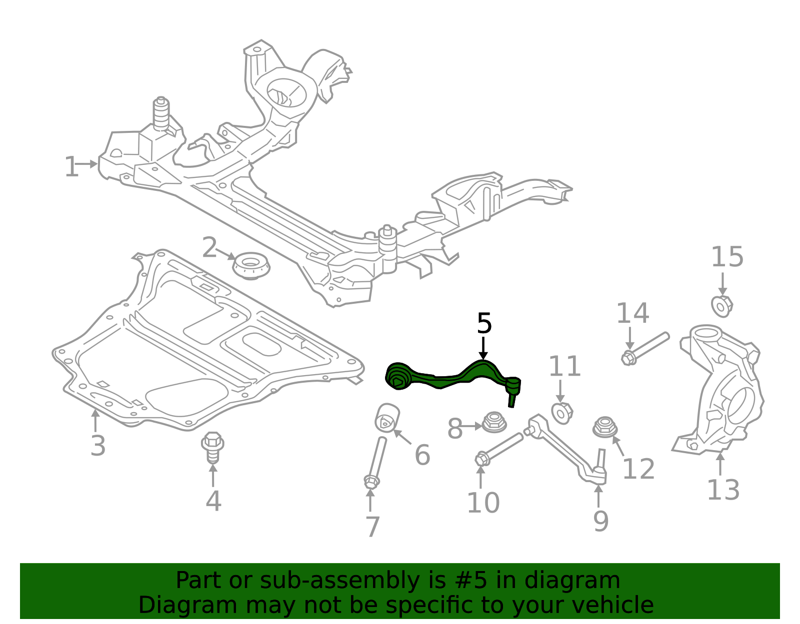 31-12-6-798-253 - Front Control Arm - 2014-2019 BMW | Buy BMW Parts Now