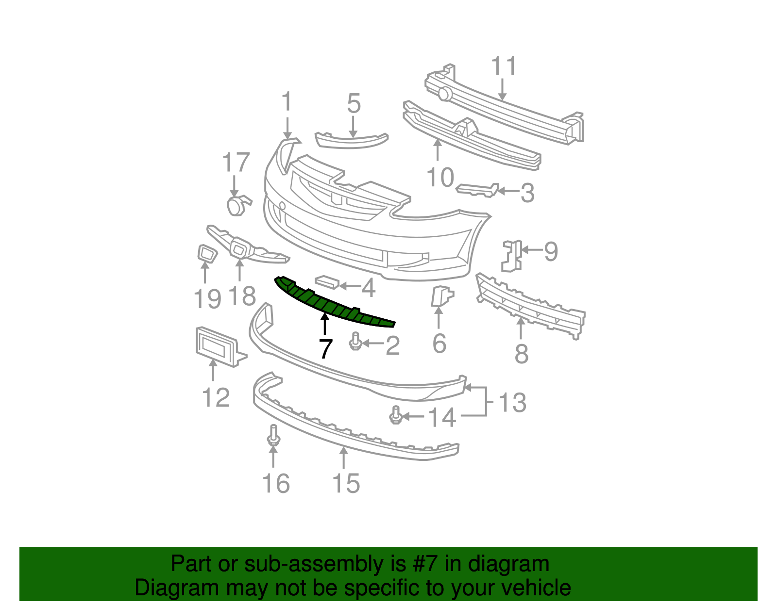 71105-SLN-A00 - Honda Lower Cover 2007-2008 Honda Fit | Performance ...