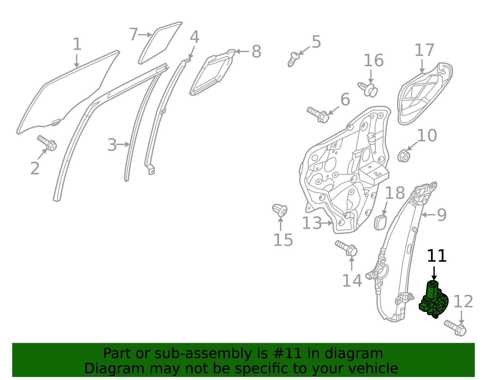 D651-59-58XB - Window Motor 2009-2021 Mazda | Florida Mazda Parts
