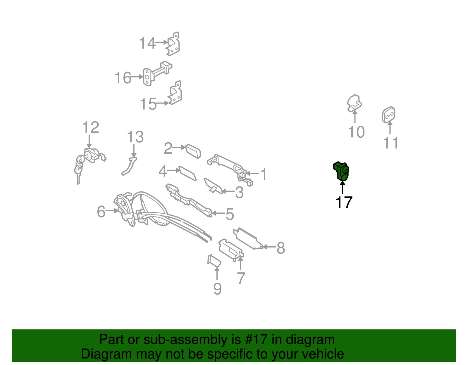 2000-2019 Infiniti Door Ajar Switch 25360-AD000 | OEM Parts Online
