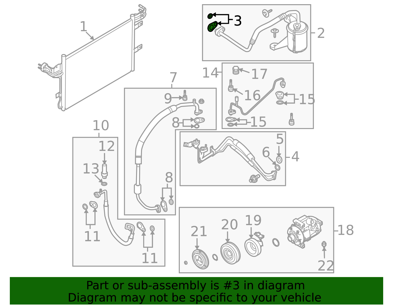Genuine OEM Ford Part - Motorcraft A/C Line O-Ring YF-3534 | Genuine ...