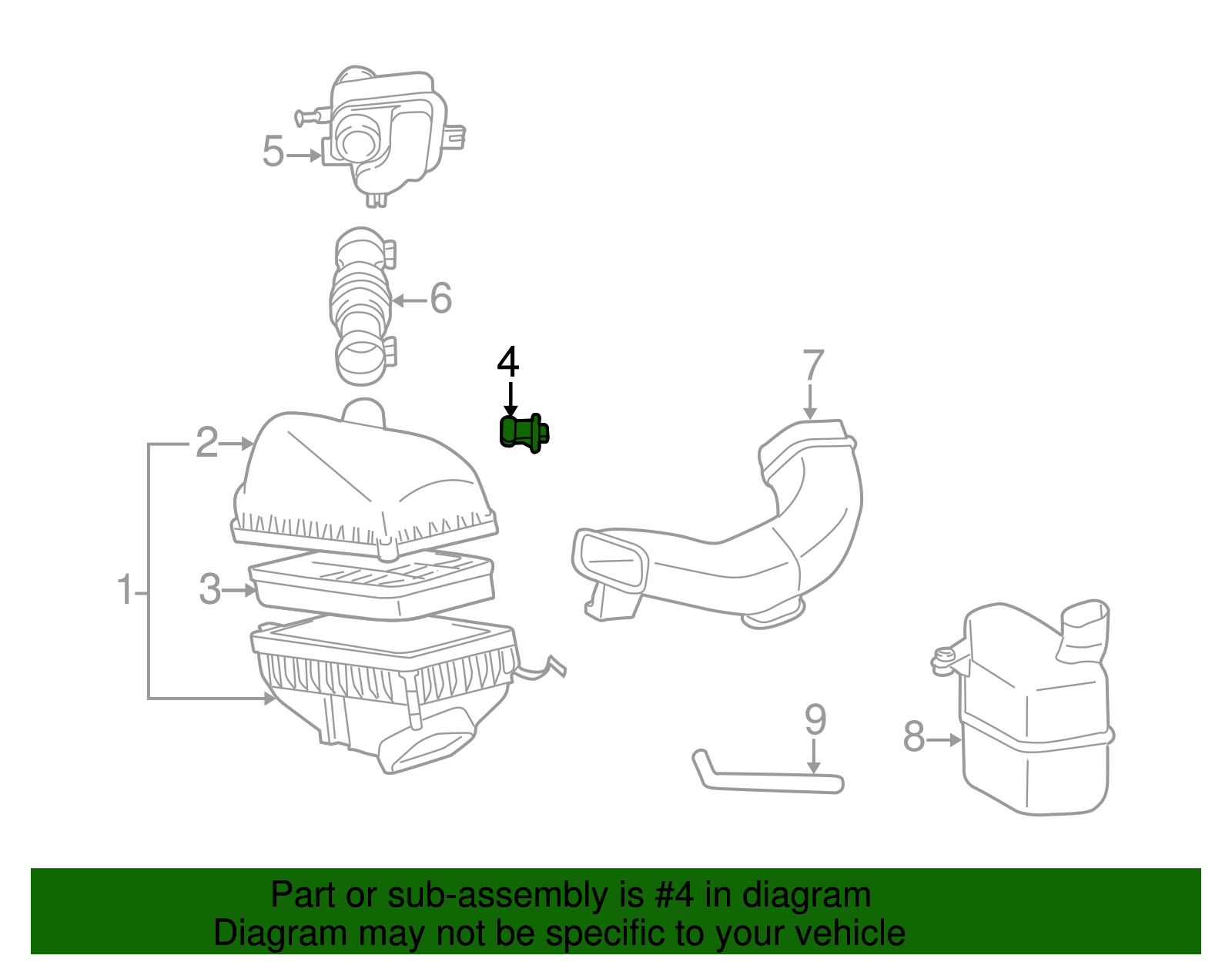 1997-2003 Toyota Mass Air Flow Sensor 22204-20010 | Toyota Parts Center
