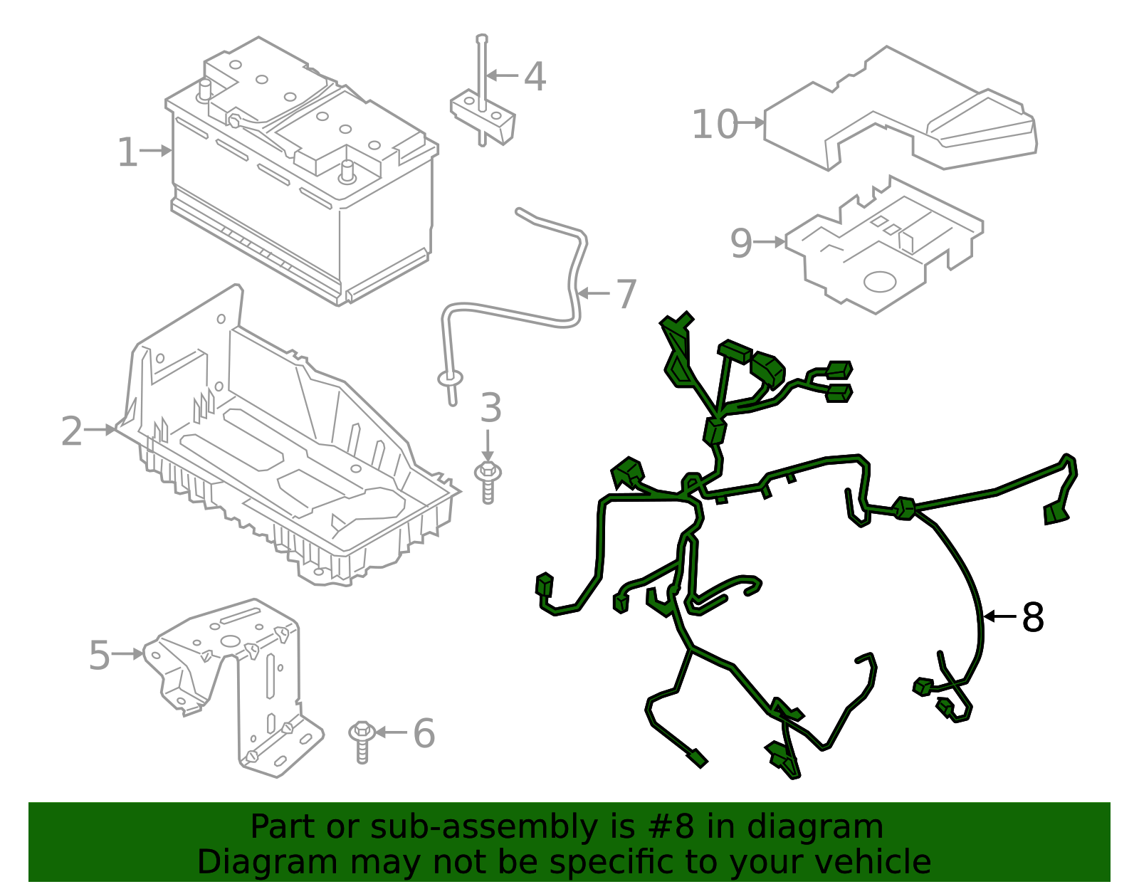 Ford 2020-2021 Ford Motorcraft™ Battery Cable WC-98028 | BMW AutoNation ...